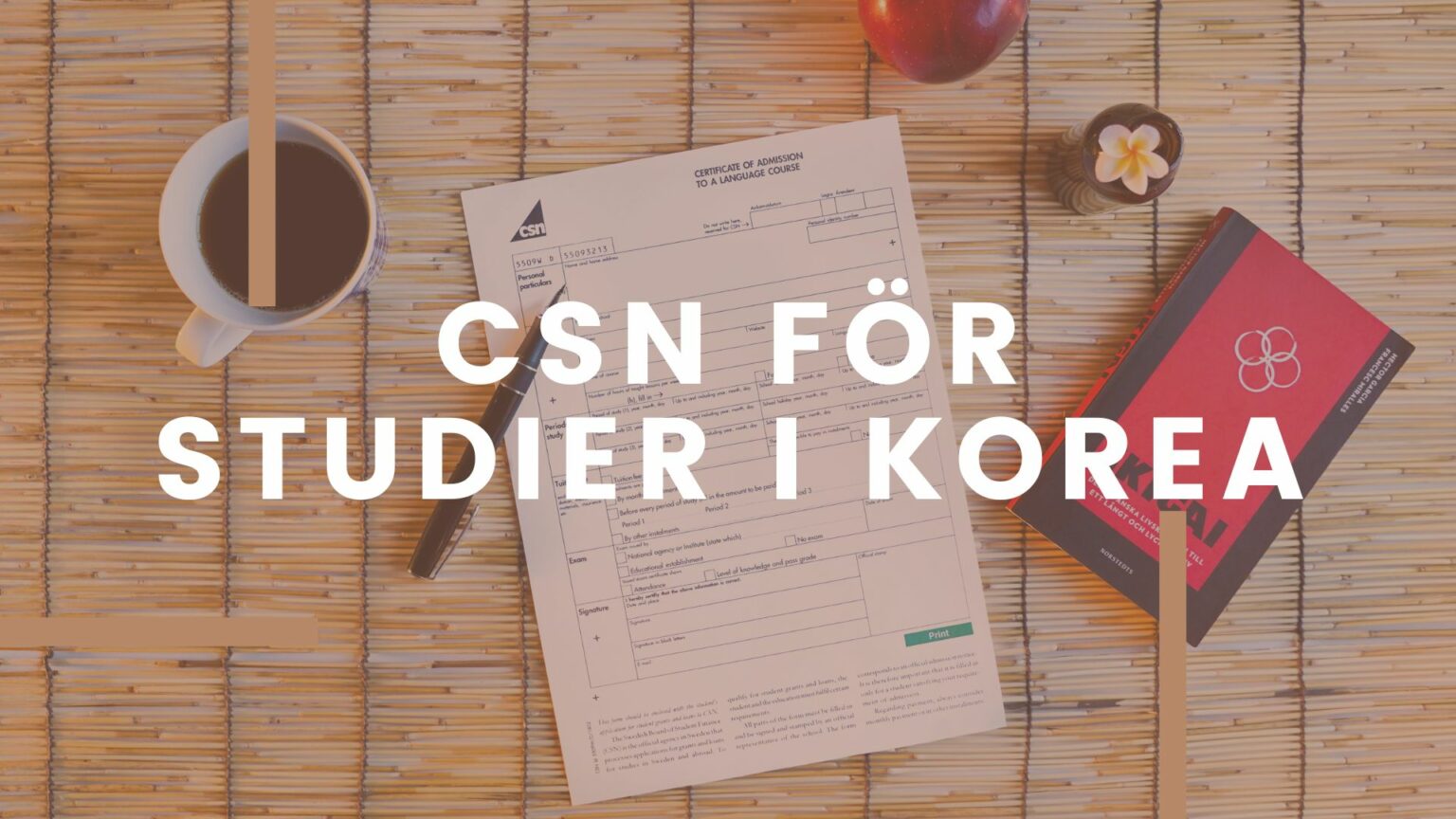 CSN-guide for studier i Korea - Go! Go! Hanguk