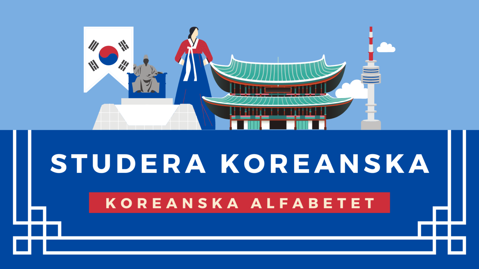 Det koreanska alfabetet Hangul